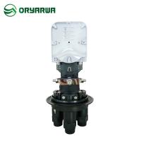China 12/24/36/48 Cores Fiber Cable Vertical Joint Box Fiber Optic Closure IP68 for sale