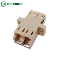 China Duplex LC To LC Fiber Optic Adapter With Shutter for sale