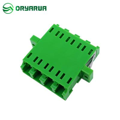 China 0.2dB LC Fiber Optic Adapter Quad One Piece Type OEM ODM Serivce for sale