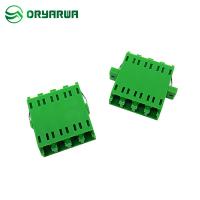 China 0.2dB LC Fiber Optic Adapter Quad One Piece Type OEM ODM Serivce for sale