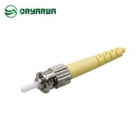 China 2.0mm UPC Simplex ST Multimode Fiber Connector RoHS Approved for sale