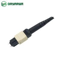 China OM1 OM2 MPO Fiber Connector Types Male For Multimode 3.0MM Fiber Cable for sale