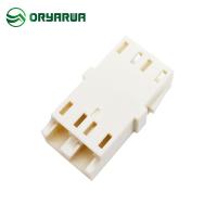 China Flangeless SM MM Duplex LC Fiber Optic Adapter Integrated Type for sale