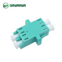 China RoHS Telecommunication Network Duplex LC Fiber Optic Coupler With Flange for sale
