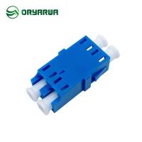 China Flangeless LC Duplex Fiber Optic Adaptor With Porcelain Bushing for sale