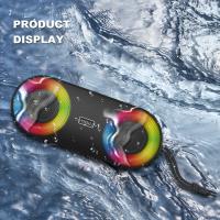 China USB RGB Light Waterproof Bluetooth Speaker , Wireless Mini Speakers OEM for sale