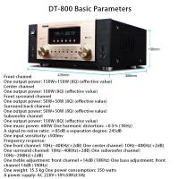 China 7.2 Channel Bluetooth Stereo Amplifier , Home AV Amplifier 600 Watt With Radio USB for sale
