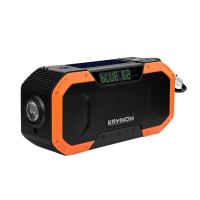 China AM FM Solar Waterproof Emergency Radio Portable Hand Crank 5000mAh for sale