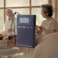 China Outdoor Digital AM FM Pocket Radio Portable With Rechargeable Battery for sale