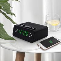 China Mini LED Display Clock Portable Radio , FM Radio Alarm Clock For Home for sale