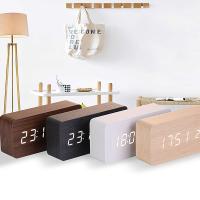 China Smart Mini FM Portable Clock Radio With LED Light Bluetooth Speaker for sale