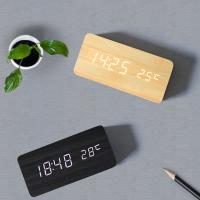 China Smart Mini FM Portable Clock Radio With LED Light Bluetooth Speaker for sale