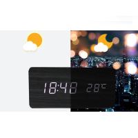 China Smart Mini FM Portable Clock Radio With LED Light Bluetooth Speaker for sale