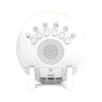 China Cute Oval Portable Alarm Clock Radio Touch Sensing Multi Color for sale
