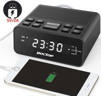 China TF Card Portable Clock Radio With 2.4 Inch 320X240 Pixels LCD Display for sale