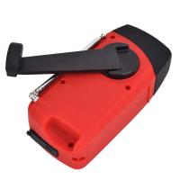 China Hand Crank Waterproof Emergency Radio , Outdoor AM FM Internet Radio With LED Flashlight for sale