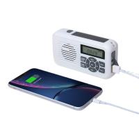 China Portable Hand Cranked Emergency Radio Solar Powered For Disaster Prevention for sale