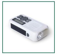 China Portable Hand Cranked Emergency Radio Solar Powered For Disaster Prevention for sale