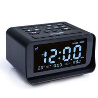 China Telescopic Antenna LED Alarm Clock Radio ABS Plastic Material For Indoor for sale