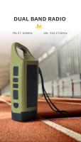 China Rechargeable Waterproof Emergency Radio Short Wave Solar Powered for sale