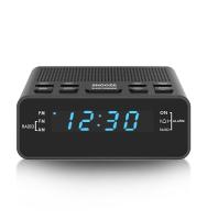 China Digital Portable Clock Radio USB Rechargeable With Snooze Alarm Functions for sale