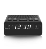 China Digital Portable Clock Radio USB Rechargeable With Snooze Alarm Functions for sale