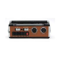 China Retro Cassette Tape Portable Clock Radio Wireless Stereo With Telescopic Antenna for sale