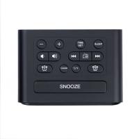 China Rechargeable Digital Alarm Clock Radio Portable With Temperature Sensor for sale