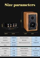 China 5 Inch Medium Bass Hi Fi Bookshelf Speakers For Indoor Home for sale
