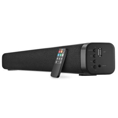 China Vofull TV Soundbar 20W 5.0 Speakers Wireless Sound Bar 3D Stereo Subwoofers with Remote Control for sale