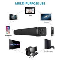 China Vofull TV Soundbar 20W 5.0 Speakers Wireless Sound Bar 3D Stereo Subwoofers with Remote Control for sale