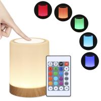 China Seven Color Touch Night Light With Remote Control Alarm Clock Multifunctional for sale
