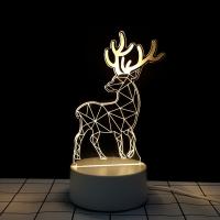 China Colorful Illusion Mood 3D LED Lights 7 Colors Changing For Children Kids for sale