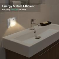 China Warm White Plug In Wall Night Lights For Bedroom Bathroom Hallway Stairs for sale