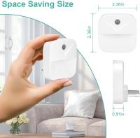 China Warm White Plug In Wall Night Lights For Bedroom Bathroom Hallway Stairs for sale