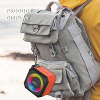 China 5W OEM Waterproof Bluetooth Speaker Portable With Colorful LED Lights for sale