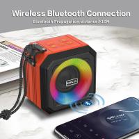 China 5W OEM Waterproof Bluetooth Speaker Portable With Colorful LED Lights for sale