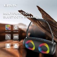 China RGB Battery Powered Wireless Portable Bluetooth Speakers With Aux Input TF Card for sale
