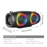 China Battery Operated Multifunction Bluetooth Speaker , Stereo Wireless Portable Speakers for sale