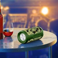 China Outdoor IPX7 Waterproof Bluetooth Speaker Lightweight With RGB Lights TF Slot for sale