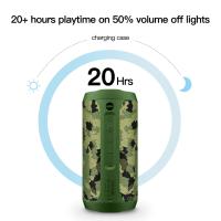 China Outdoor IPX7 Waterproof Bluetooth Speaker Lightweight With RGB Lights TF Slot for sale