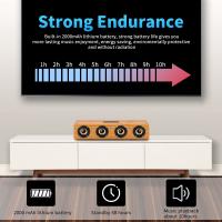 China 2000MHA Stereo Wireless Portable Bluetooth Speakers For Outdoor Indoor for sale