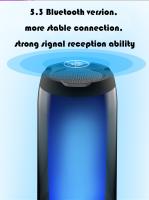China Stereo RGB Wireless Portable Bluetooth Speakers With 1500mA Battery for sale