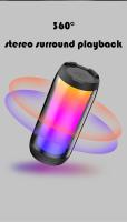 China Stereo RGB Wireless Portable Bluetooth Speakers With 1500mA Battery for sale