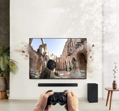 China Wall Mountable Wireless Bluetooth Soundbar 60W DC 19V 1.89A Input Power for sale
