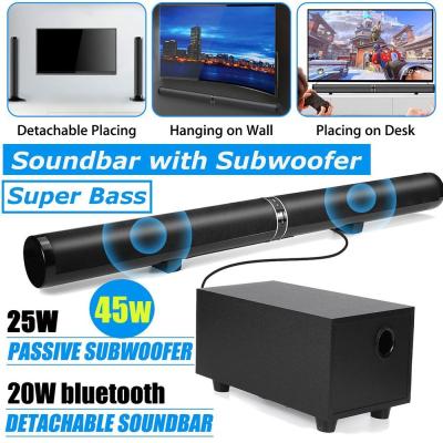 China 2.0 Channel Wireless Bluetooth Soundbar 80W With Remote Control for sale