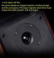 China HIFI 3 Way Bookshelf Stereo Speakers Pyramid Shaped 4 Ohms With Tube Amplifier for sale