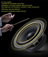 China HIFI 3 Way Bookshelf Stereo Speakers Pyramid Shaped 4 Ohms With Tube Amplifier for sale