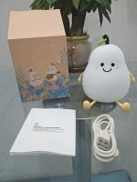 China 5V Cute Pear Silicone Night Light Rechargeable CE Rohs Certified for sale
