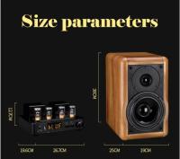 China 45-20khz Frequency Range Passive Bookshelf Speaker 1inch Tweeter 2 Loudspeaker Enclosures for Sales for sale